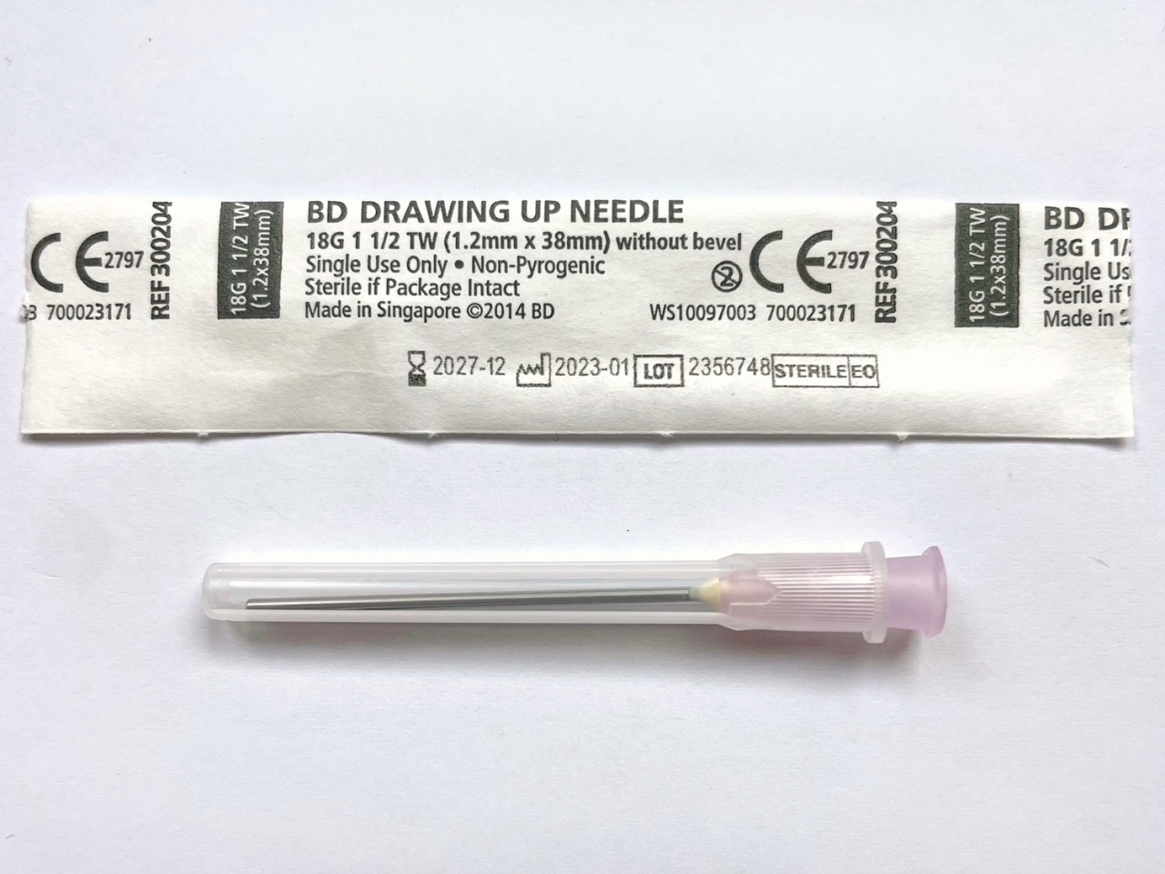 Bd Needles Sizes